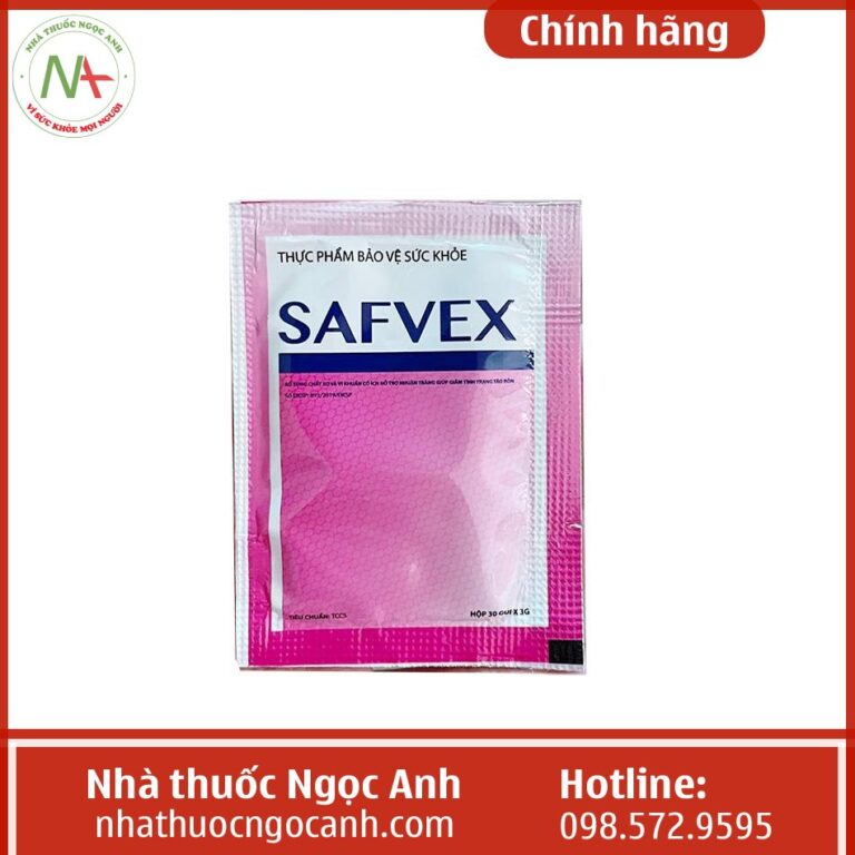 Safvex là thuốc gì, sử dụng trong bao lâu, mua ở đâu, giá bao nhiêu?