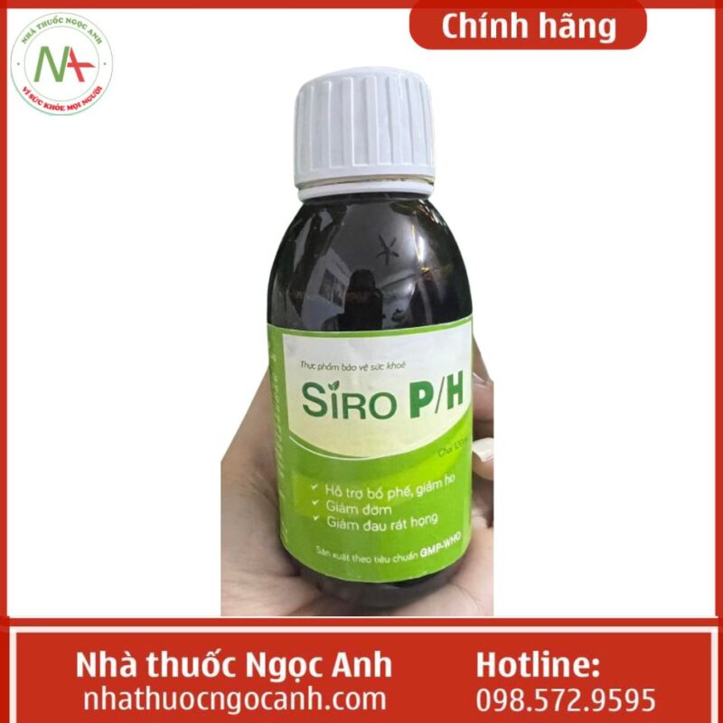 Thuốc Siro P/H là thuốc gì, có tác dụng gì, mua ở đâu, giá bao nhiêu?