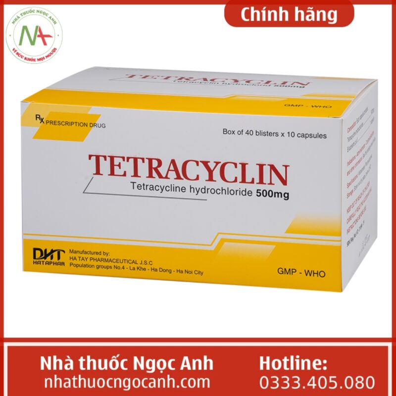 Thuốc Tetracyclin 500mg Hataphar là thuốc gì, mua ở đâu, giá bao nhiêu?