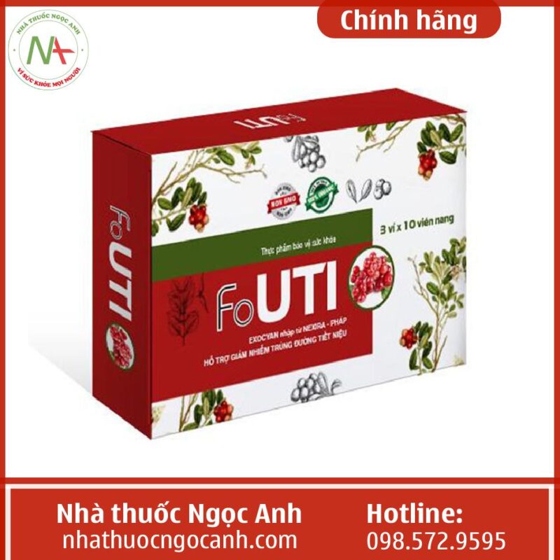 Thuốc FoUTI là thuốc gì, có tác dụng gì, giá bao nhiêu, mua ở đâu