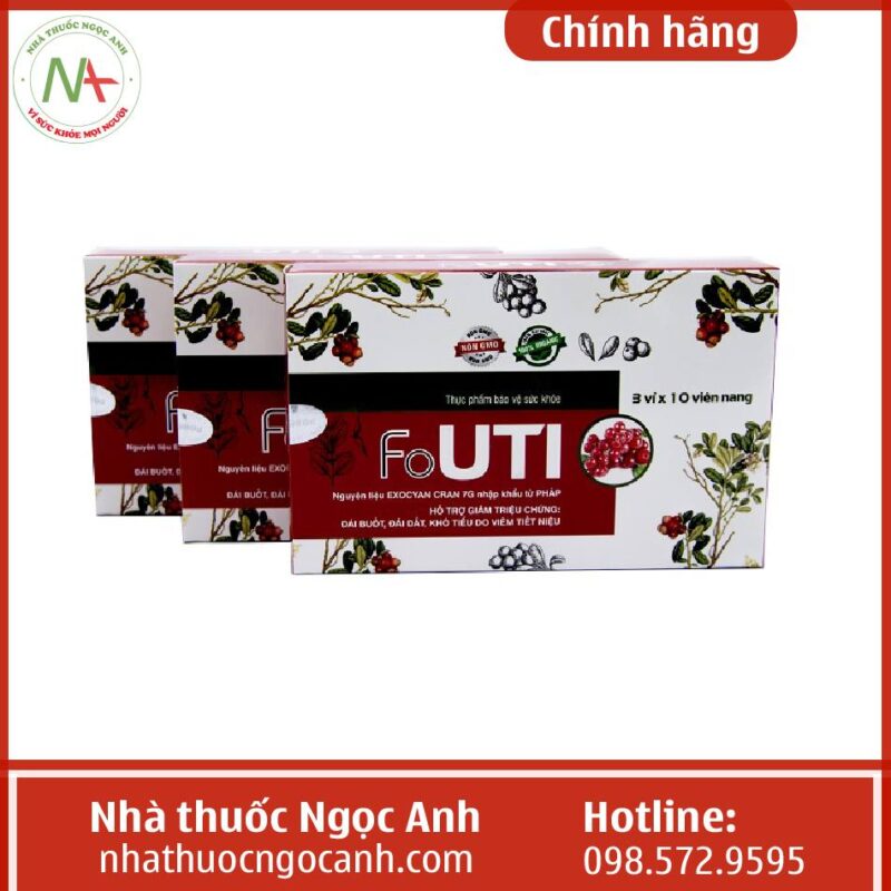 Thuốc FoUTI là thuốc gì, có tác dụng gì, giá bao nhiêu, mua ở đâu