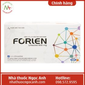 Thuốc Forlen 600mg (2vi x 10vien) là thuốc gì, giá bao nhiêu, mua ở đâu?