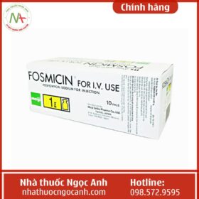 Thuốc Fosmicin for I.V.Use 1g là thuốc gì, giá bao nhiêu, mua ở đâu?