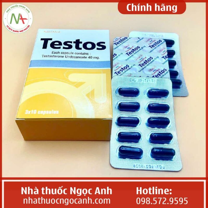 Thuốc Testos 40mg NanoMed là thuốc gì, giá bao nhiêu, mua ở đâu?