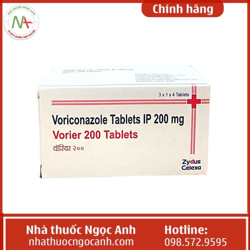 Thuốc Vorier 200mg tablets có tác dụng gì, giá bao nhiêu, mua ở đâu