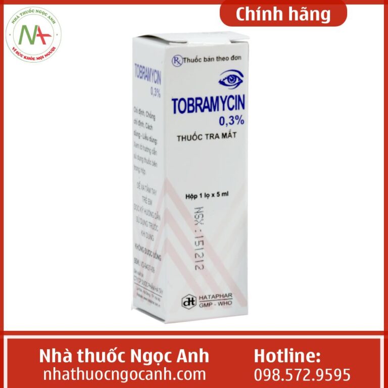 Thuốc nhỏ mắt Tobramycin 0,3% Hataphar mua ở đâu, giá bao nhiêu