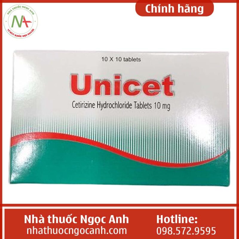 Thuốc Unicet Bal Pharma 10mg là thuốc gì, giá bao nhiêu, mua ở đâu?