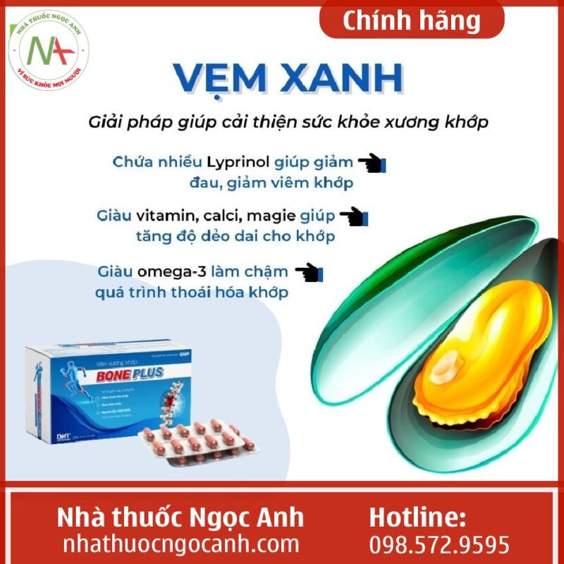 Thuốc Viên xương khớp Bone Plus mua ở đâu, có giá bao nhiêu?