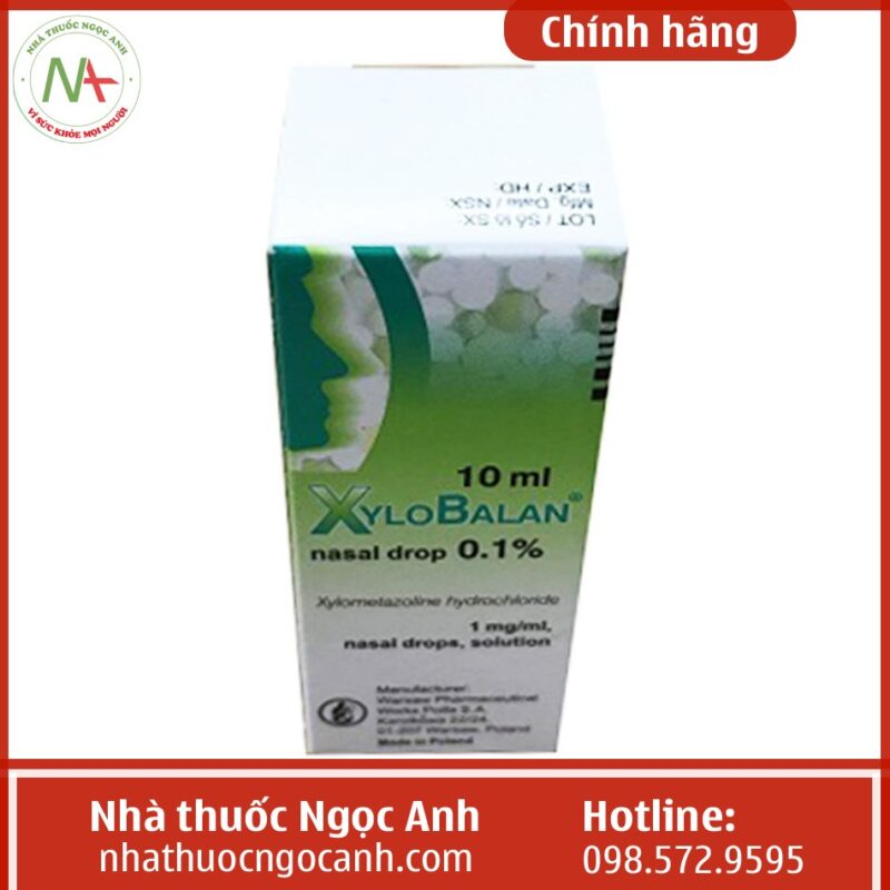 Thuốc nhỏ mũi Xylobalan Nasal Drop 0,1% giá bao nhiêu, mua ở đâu?