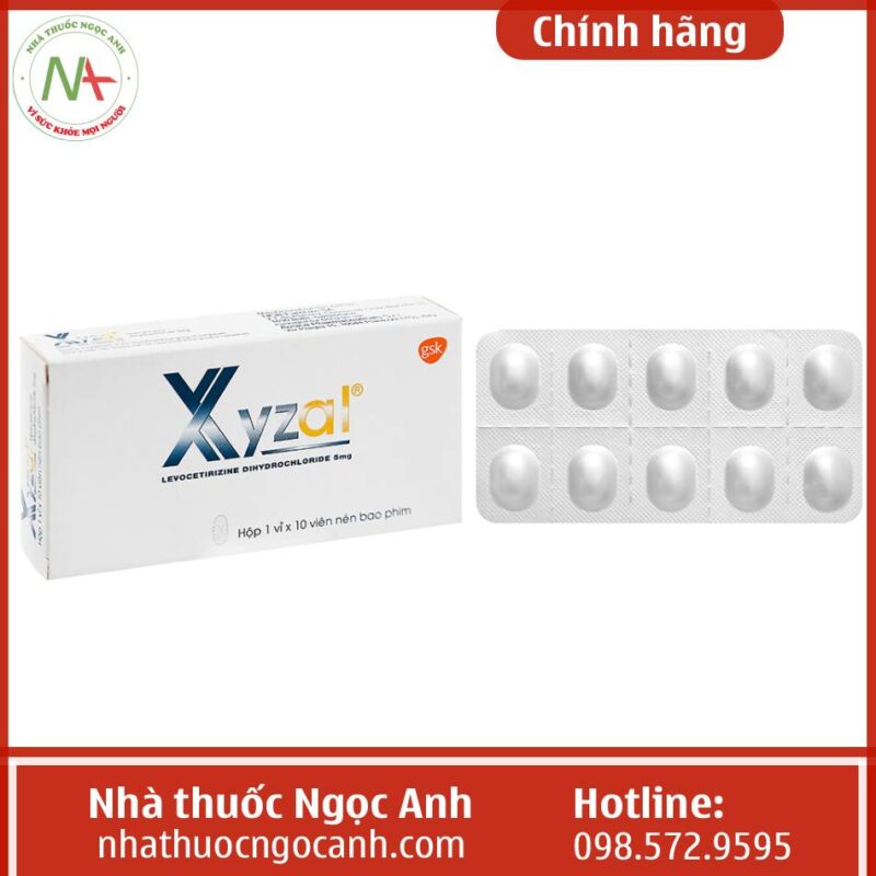 Thuốc Xyzal 5mg uống trước hay sau ăn, giá bao nhiêu, mua ở đâu