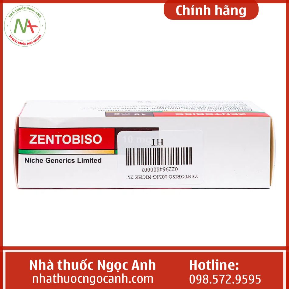 Thuốc Zentobiso 10mg là thuốc gì? Giá bao nhiêu? Mua ở đâu?