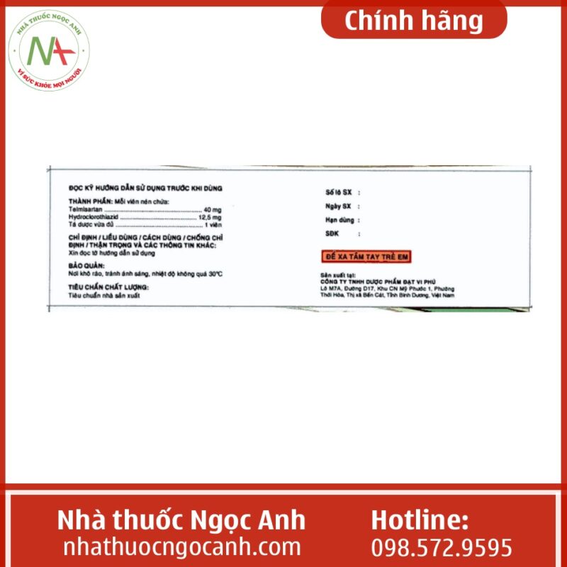 Thuốc Zhekof-HCT là thuốc gì? Giá bao nhiêu? Mua ở đâu?