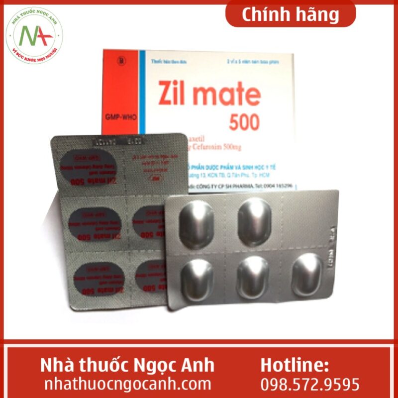 Thuốc Zil Mate 500 là thuốc gì, có tác dụng gì, giá bao nhiêu, mua ở đâu