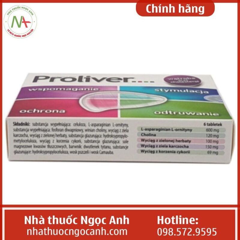 Proliver Aflofarm là thuốc gì, có tác dụng gì, giá bao nhiêu, mua ở đâu