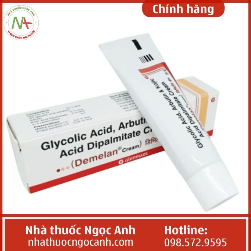 Demelan Cream Glenmark công dụng, review, giá bao nhiêu, mua ở đâu