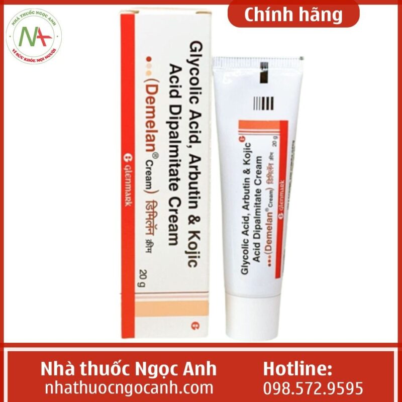 Demelan Cream Glenmark công dụng, review, giá bao nhiêu, mua ở đâu