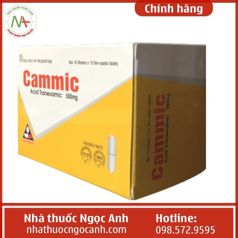 Thuốc Cammic 500mg (viên) là thuốc gì, giá bao nhiêu, mua ở đâu