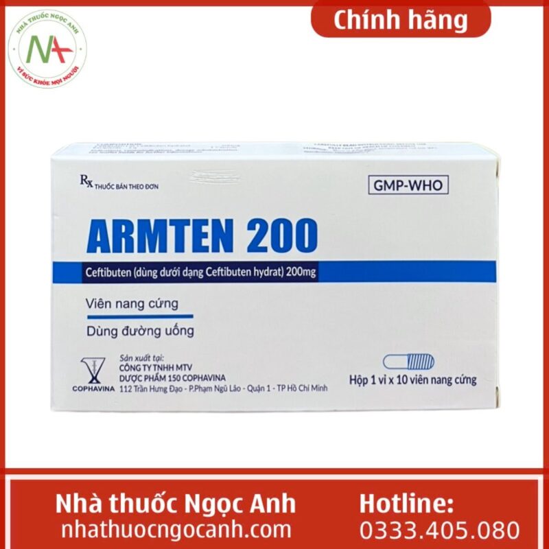 Thuốc Armten 200 là thuốc gì, có tác dụng gì, giá bao nhiêu, mua ở đâu?