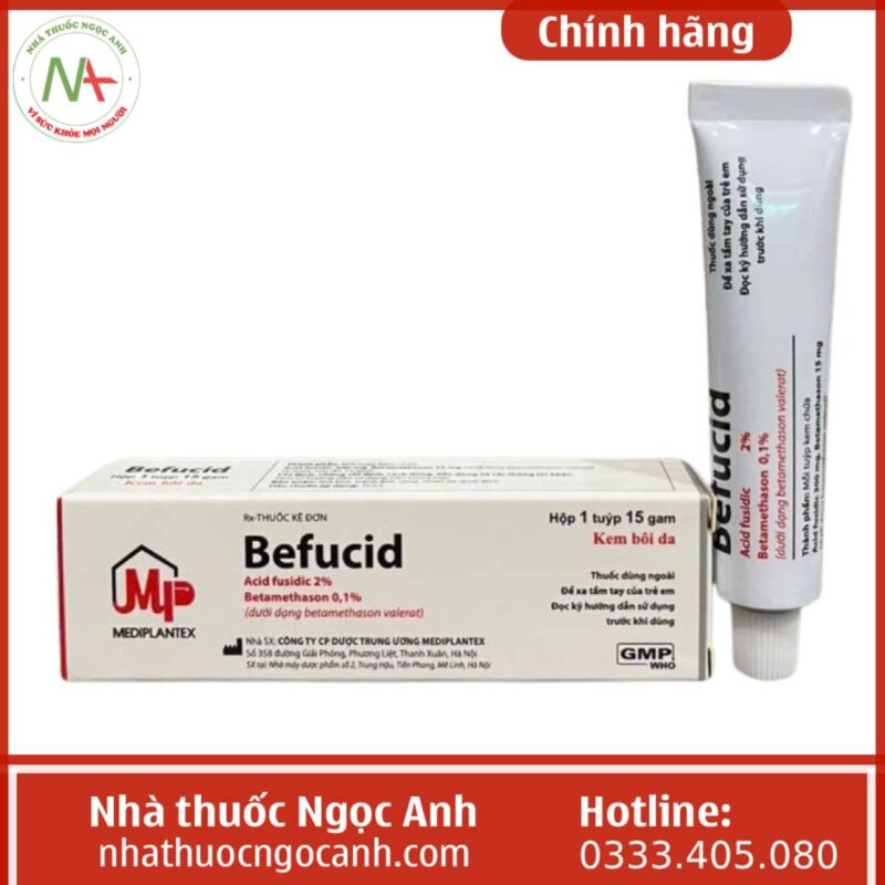 Thuốc Befucid 15g thành phần, tác dụng, giá bao nhiêu, mua ở đâu