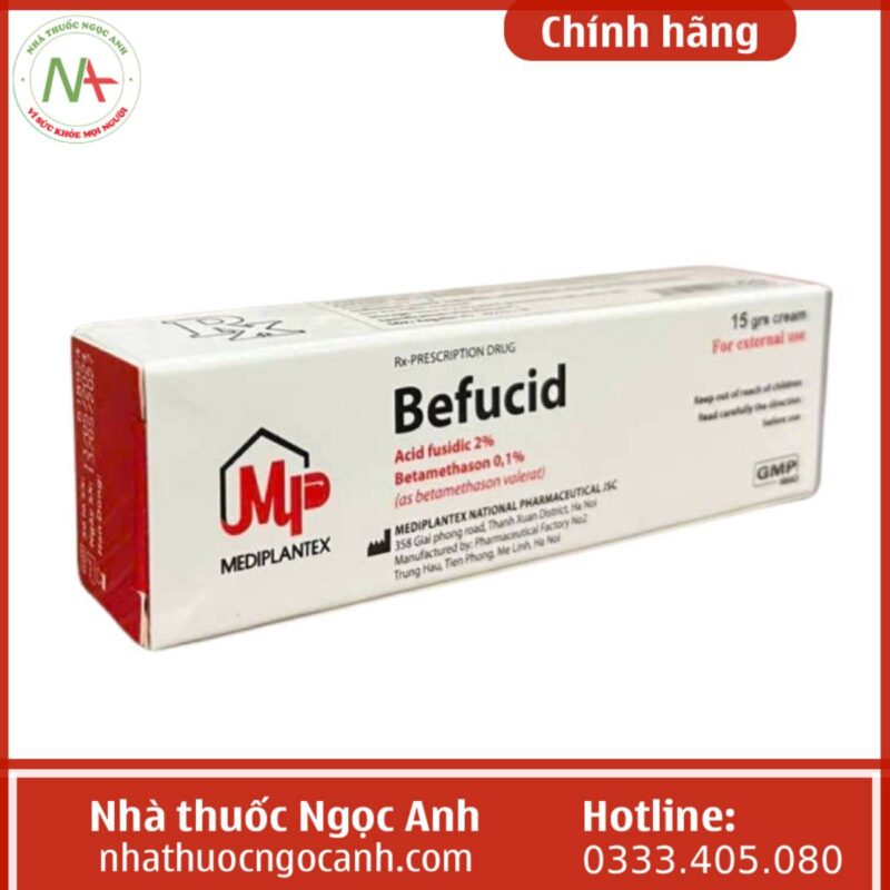 Thuốc Befucid 15g thành phần, tác dụng, giá bao nhiêu, mua ở đâu