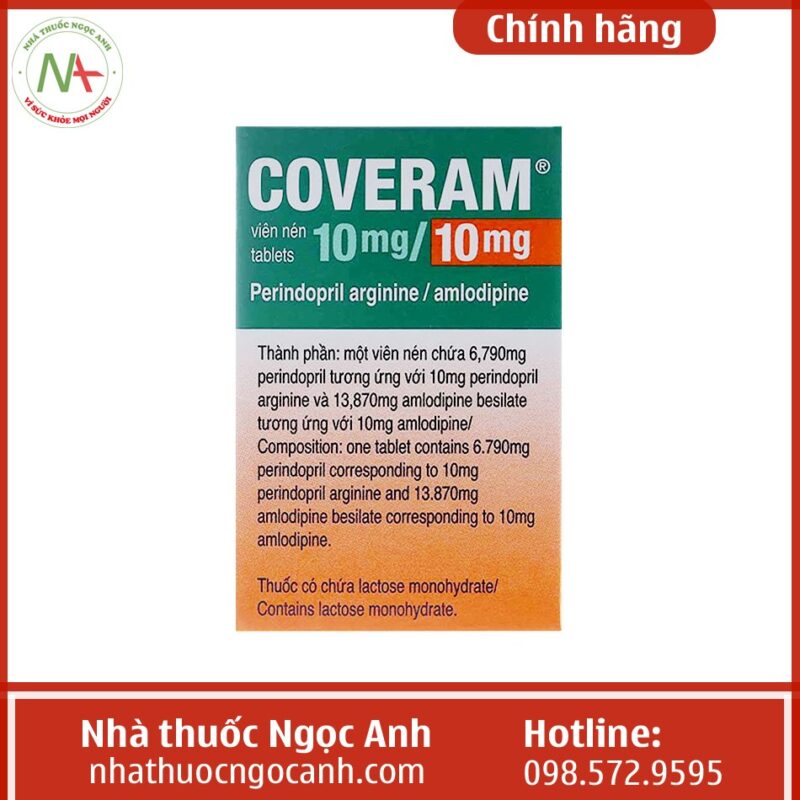 Thuốc huyết áp cao Coveram 10mg/10mg giá bao nhiêu, mua ở đâu