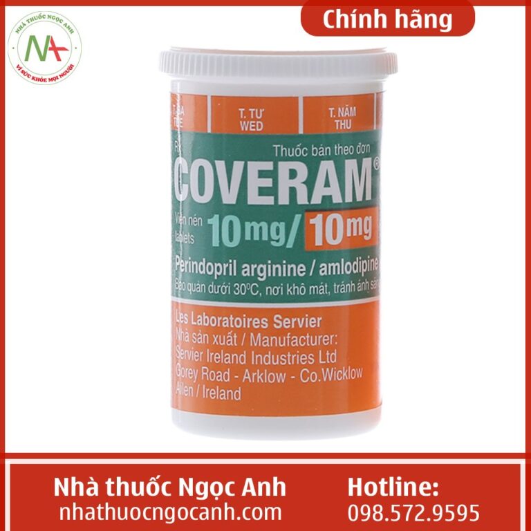 Thuốc huyết áp cao Coveram 10mg/10mg giá bao nhiêu, mua ở đâu