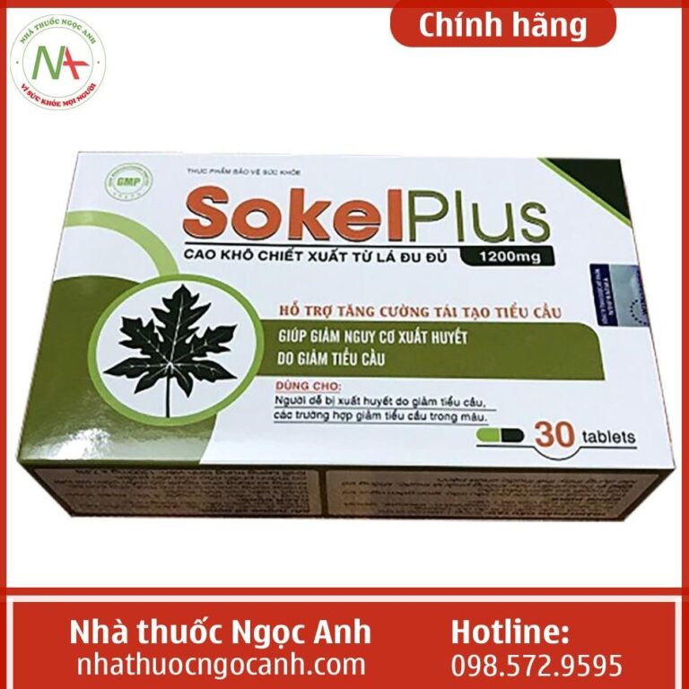 SokelPlus là thuốc gì, có tác dụng gì, giá bao nhiêu, mua ở đâu?