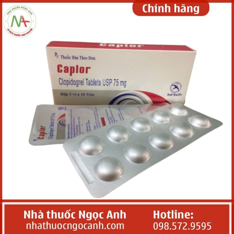 Thuốc Caplor 75mg là thuốc gì, có tác dụng gì, giá bao nhiêu, mua ở đâu