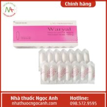 Thuốc đặt âm đạo Waryal mua ở đâu chính hãng? Giá bao nhiêu?