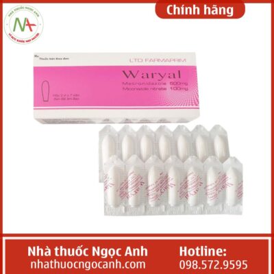 Thuốc đặt âm đạo Waryal mua ở đâu chính hãng? Giá bao nhiêu?