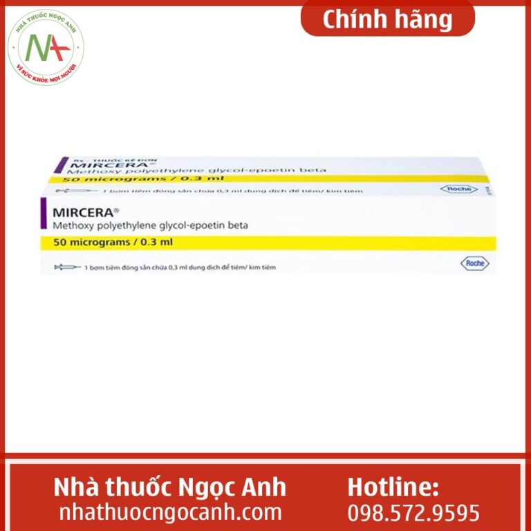 Thuốc tiêm Mircera 50mcg/0,3ml cách tiêm, giá bao nhiêu, mua ở đâu