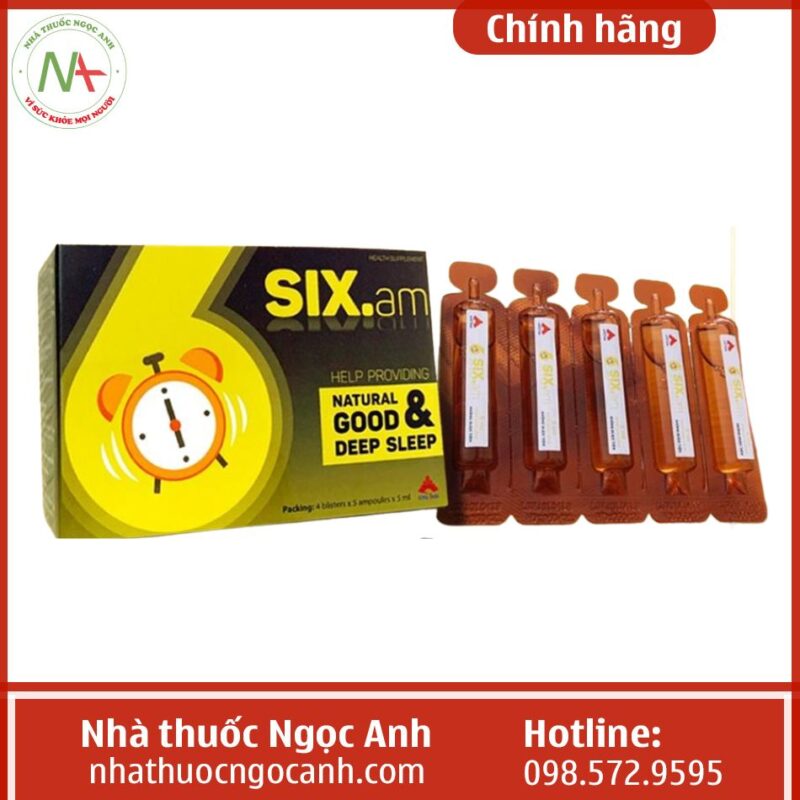 Thuốc SIX.am là thuốc gì, có tác dụng gì, giá bao nhiêu mua ở đâu