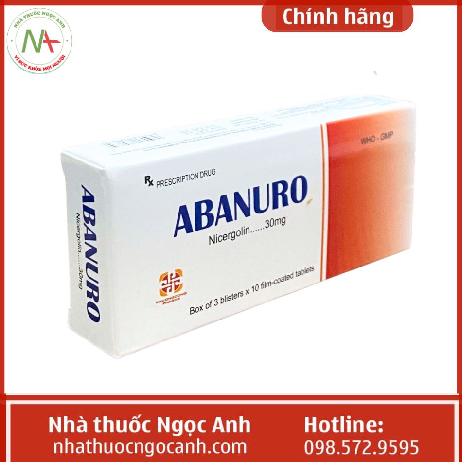 Thuốc Abanuro là thuốc gì, giá bao nhiêu, mua ở đâu, tác dụng gì?