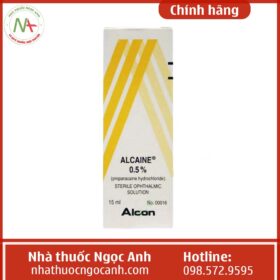 Thuốc nhỏ mắt Alcaine 0,5% là thuốc gì, giá bao nhiêu, mua ở đâu