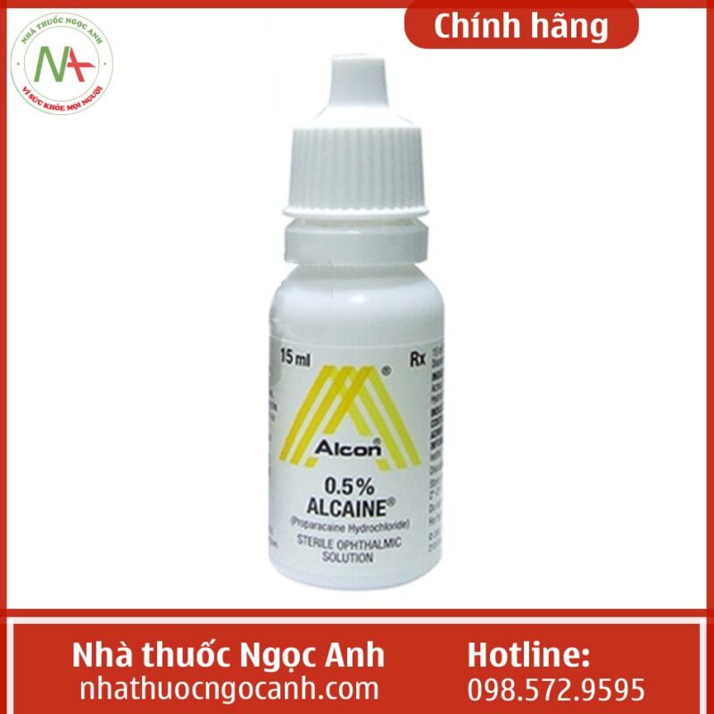 Thuốc tê nhỏ mắt Alcaine 0,5% 15ml có giá bao nhiêu, mua ở đâu?