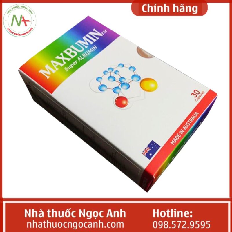 Thuốc Maxbumin TM Super Albumin giá bao nhiêu, mua ở đâu, có tác dụng gì