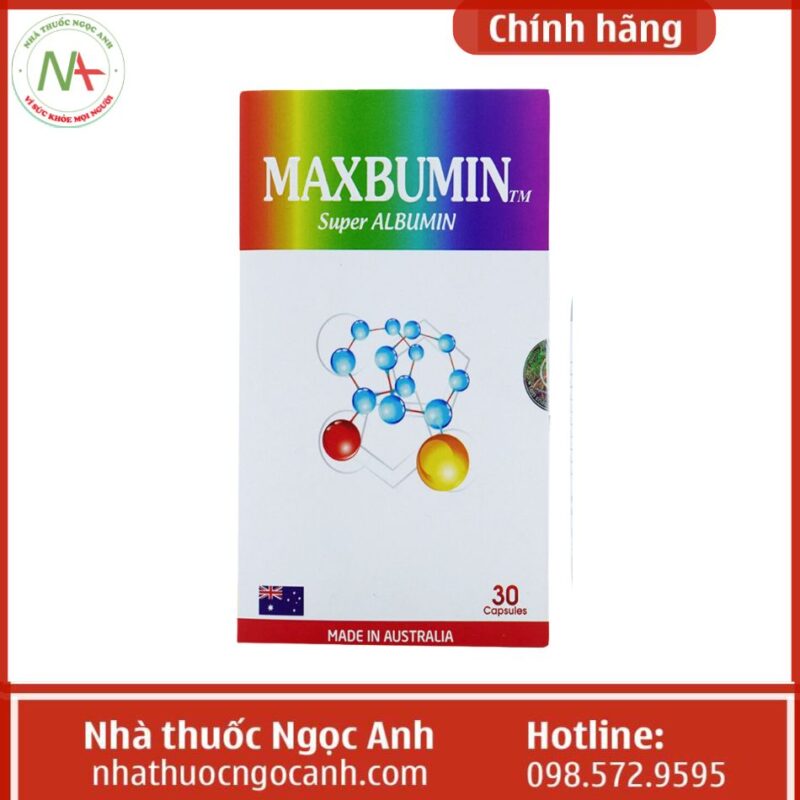 Thuốc Maxbumin TM Super Albumin giá bao nhiêu, mua ở đâu, có tác dụng gì