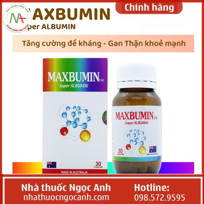 Thuốc Maxbumin TM Super Albumin giá bao nhiêu, mua ở đâu, có tác dụng gì