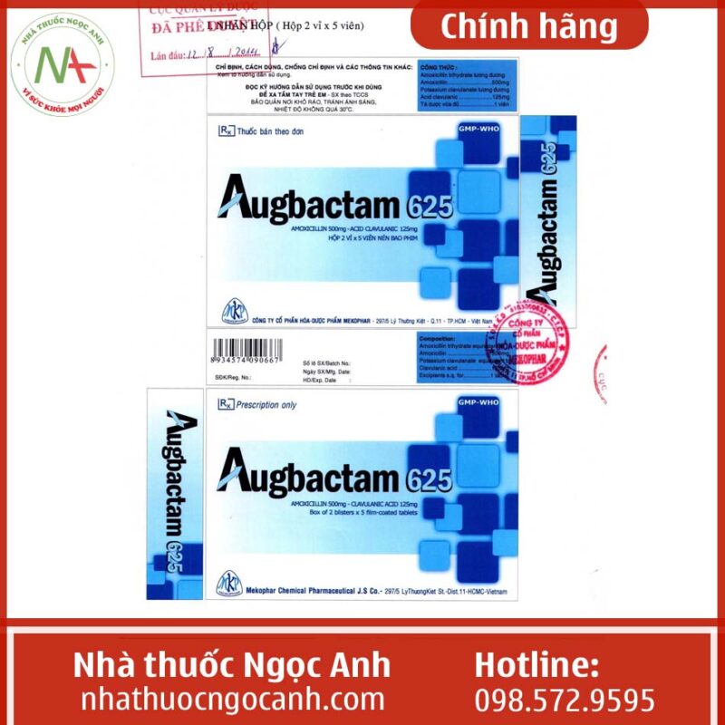 Thuốc Augbactam 625 có dùng được cho bà bầu không, giá bao nhiêu, mua ở đâu