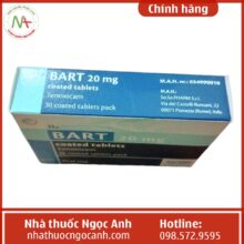 Thuốc Bart 20mg coated tablets liều dùng, giá bao nhiêu, mua ở đâu?