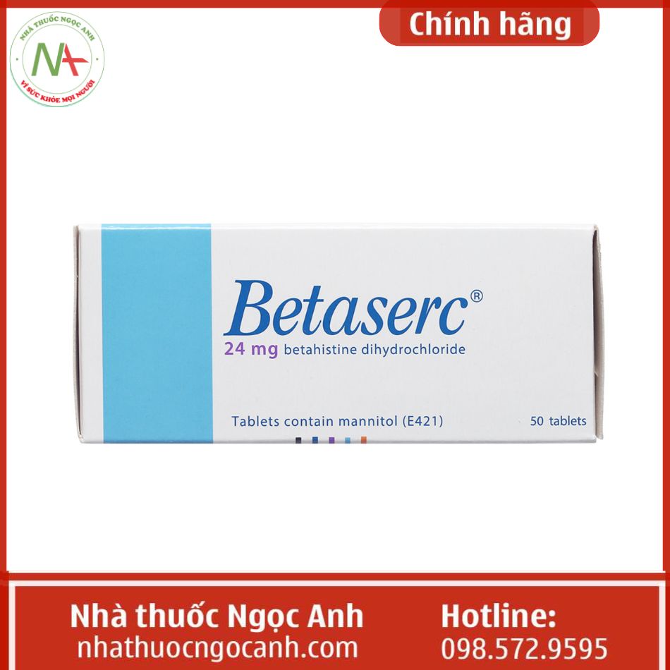 Thuốc Betaserc 24mg là thuốc gì, giá bao nhiêu, mua ở đâu?