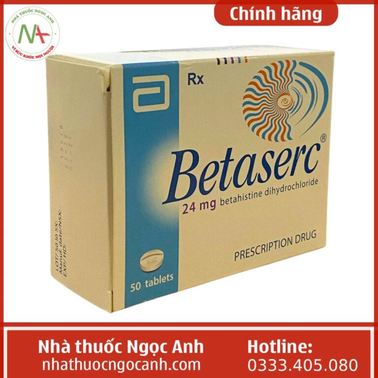 Thuốc Betaserc 24mg dùng trong bao lâu, giá bao nhiêu, mua ở đâu?