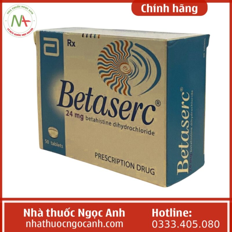 Thuốc Betaserc 24mg dùng trong bao lâu, giá bao nhiêu, mua ở đâu?