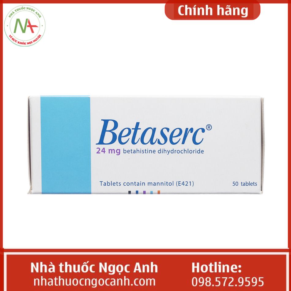 Thuốc Betaserc 24mg là thuốc gì, giá bao nhiêu, mua ở đâu?