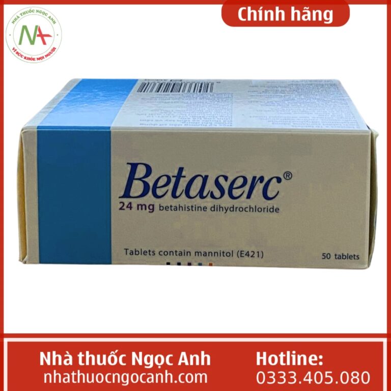 Thuốc Betaserc 24mg dùng trong bao lâu, giá bao nhiêu, mua ở đâu?