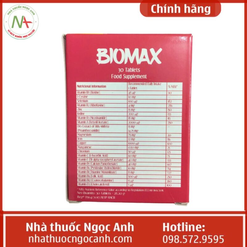 Biomax Atisav Pharma là thuốc gì, giá bao nhiêu, mua ở đâu, tác dụng gì?