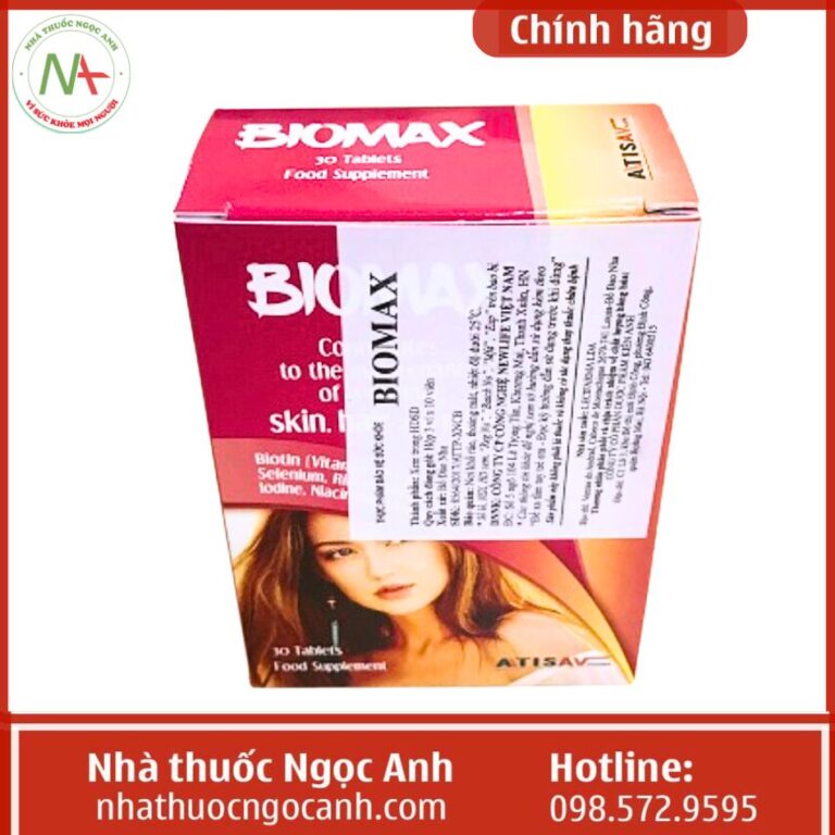 Biomax Atisav Pharma là thuốc gì, giá bao nhiêu, mua ở đâu, tác dụng gì?