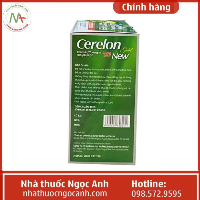 Thuốc Cerelon Gold New là thuốc gì, mua ở đâu, giá bao nhiêu?