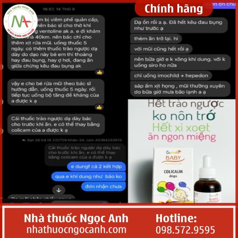 Baby Natural Colicalm drops là thuốc gì, mua ở đâu, giá bao nhiêu