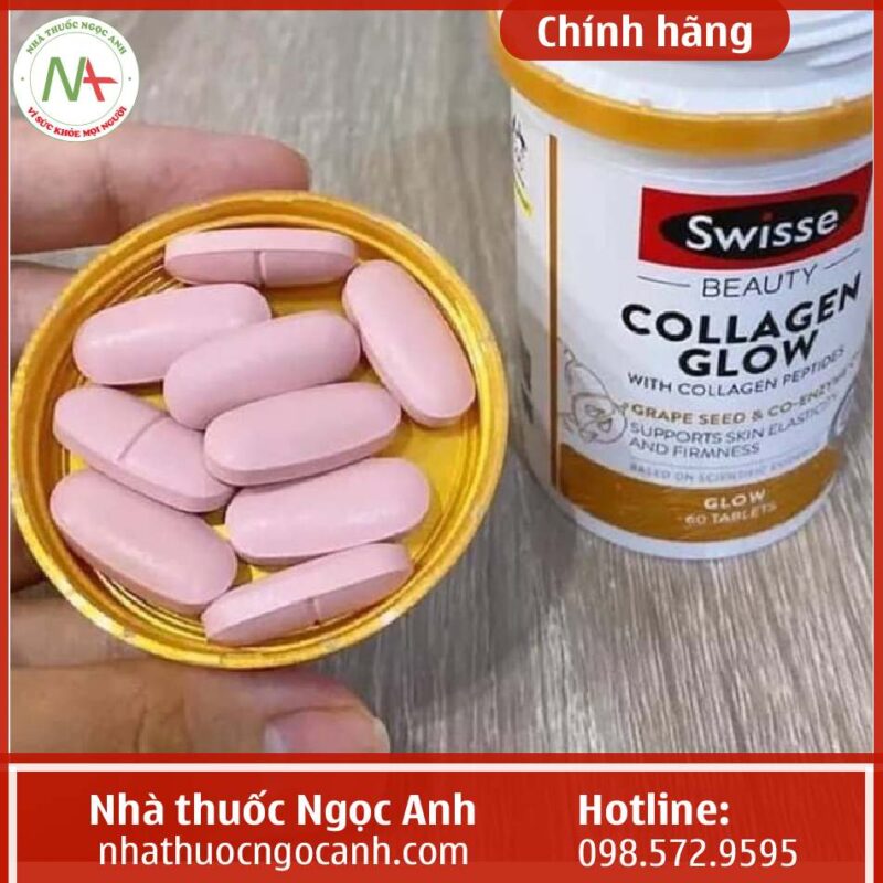 Collagen Glow Swisse hướng dẫn sử dụng, giá bao nhiêu, mua ở đâu?
